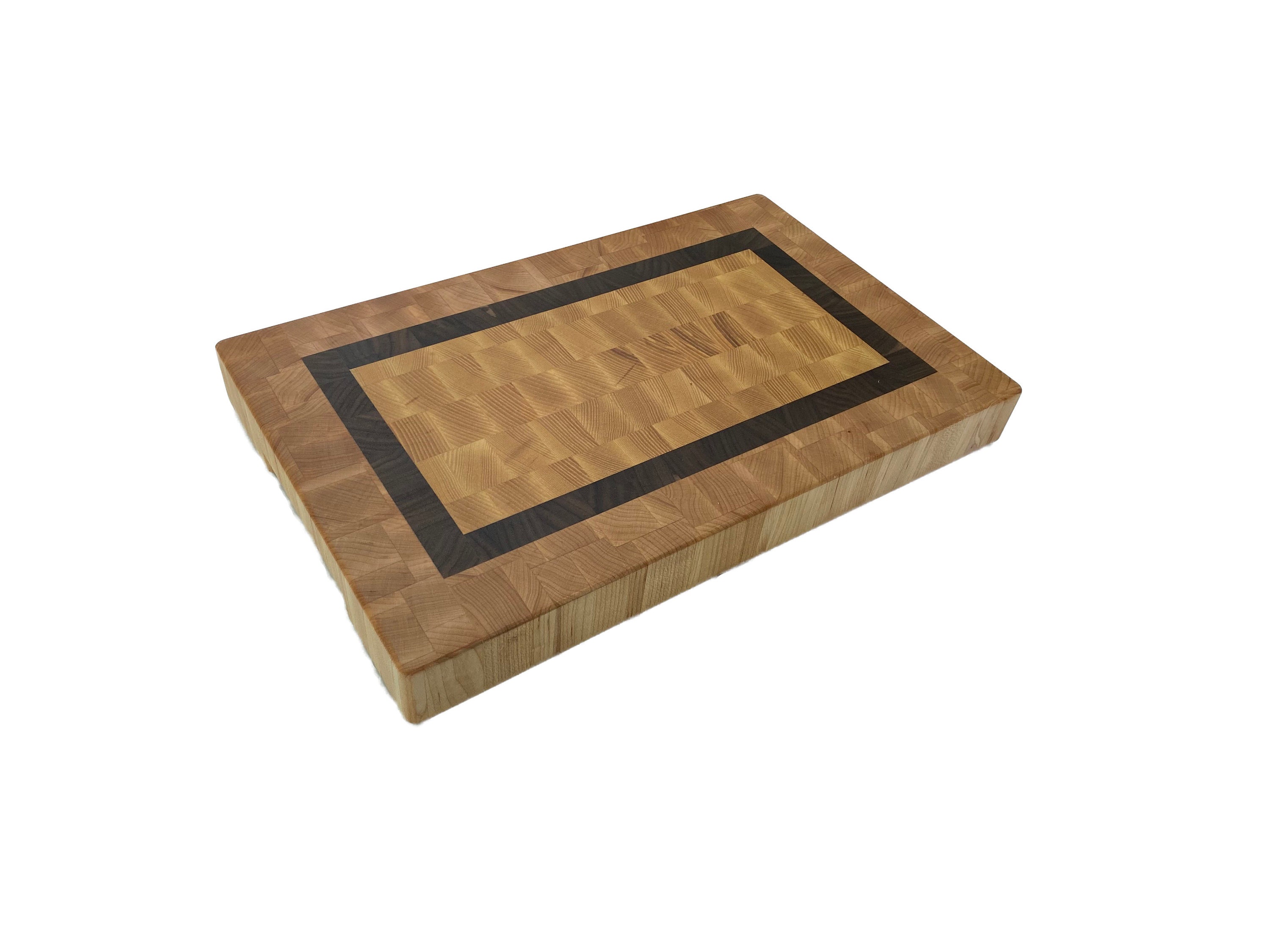 Double Border End Grain Cutting Board 9x14x1.5 - Etsy