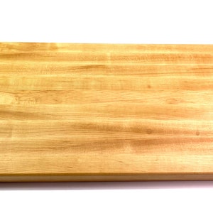 Maple Cutting Board Edge Grain Large Maple Cutting Board Wood Chop ...