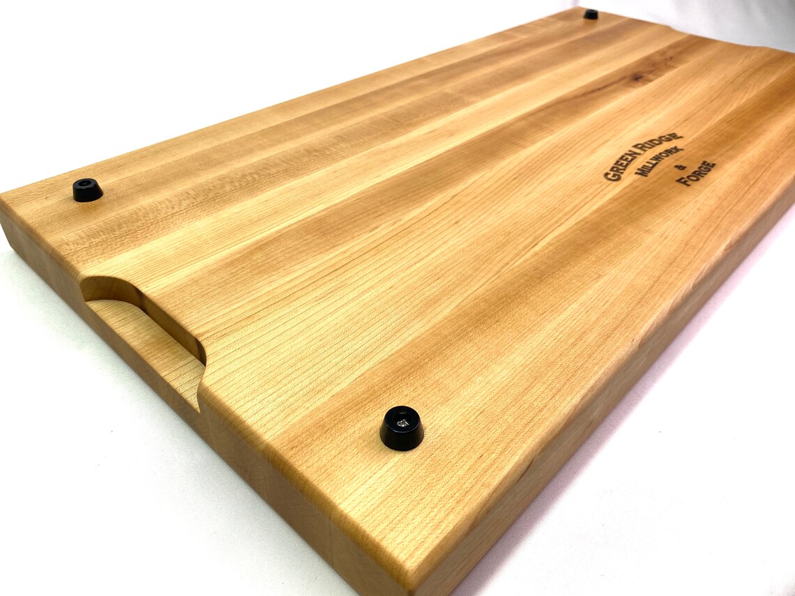 Maple Cutting Board Edge Grain Large Maple Cutting Board Wood Chop ...