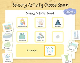 Sensory Choose Board | Etsy