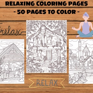 Zen Coloring Pages for Mindful People 50 Printable Pages - Etsy