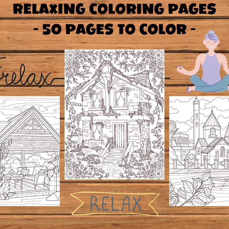 Zen Coloring Page - Etsy