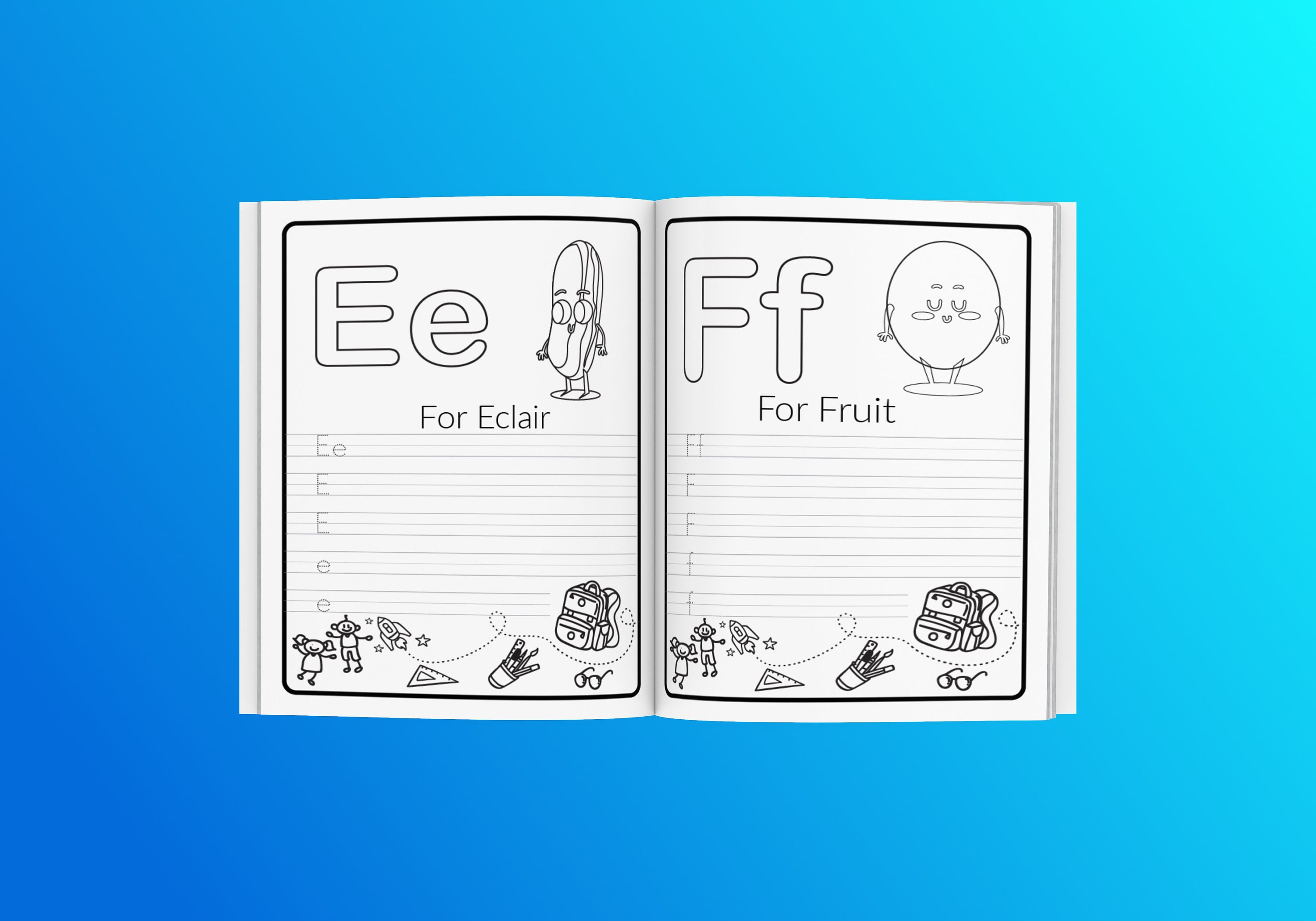 Alphabet Letter Tracing, Letter Tracing Book for Kids, Preschoolers ...