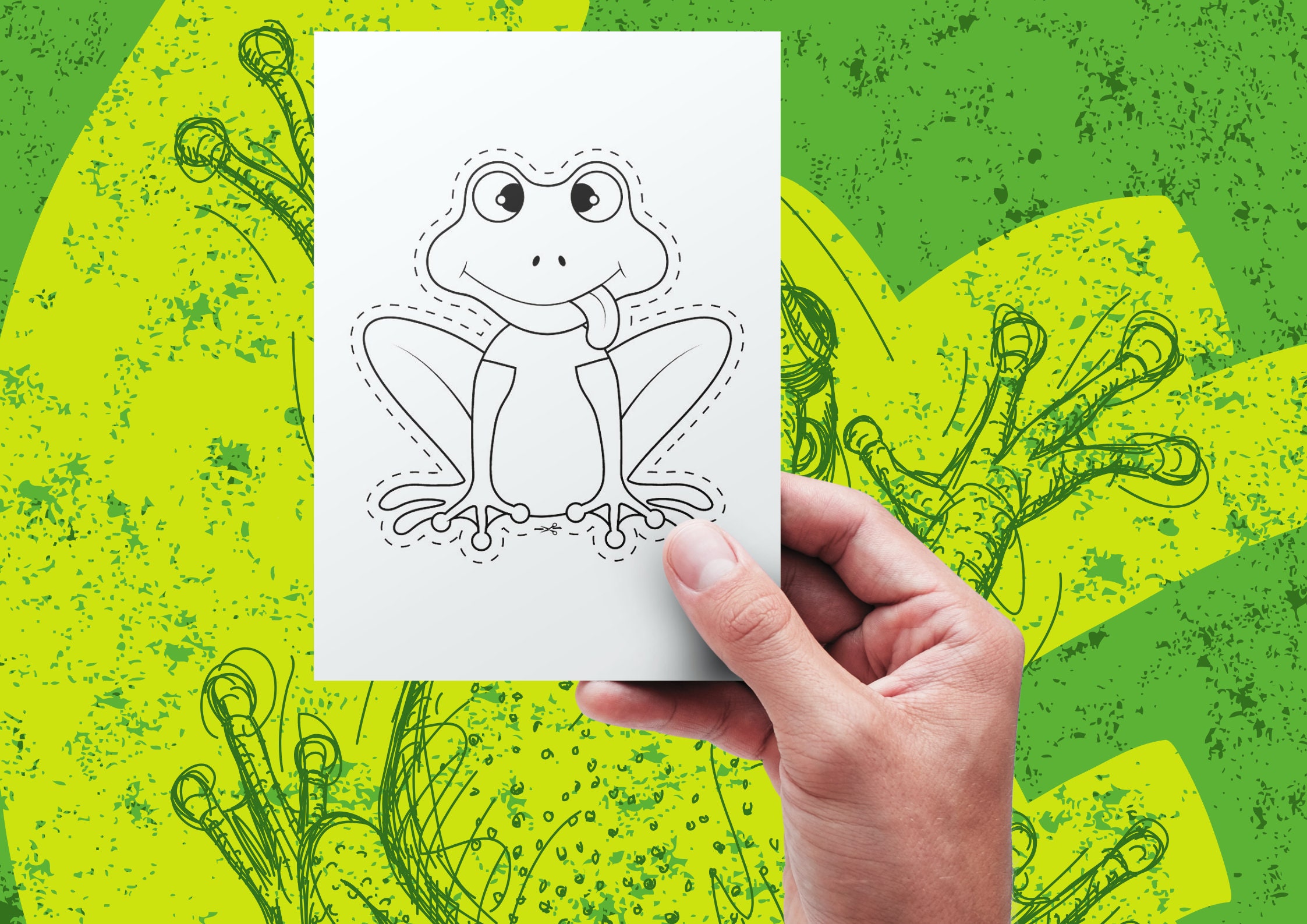 Frog Scissors Skills Coloring Pages 25 Printable Pages Cute Frogs ...