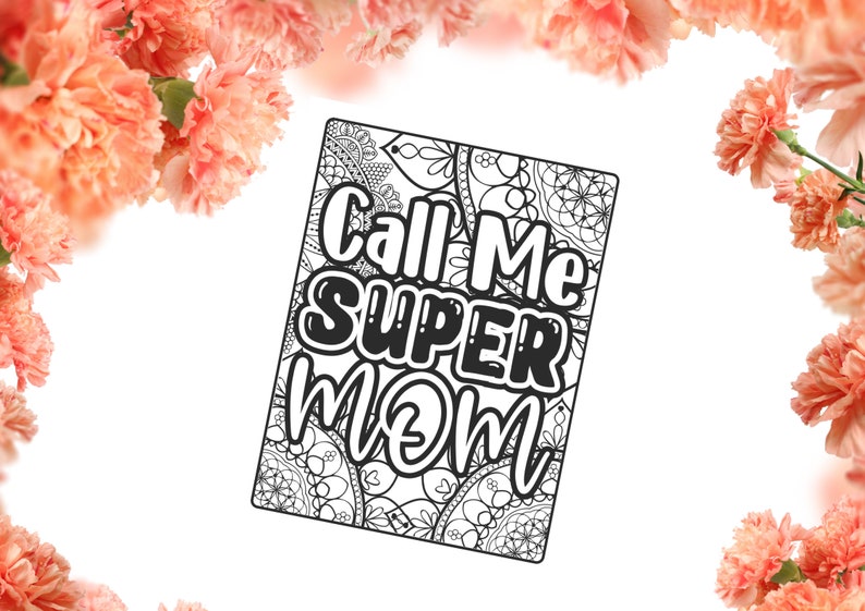 Funny Mom Quotes Coloring Pages, 30 Printable Pages, Motivational and ...