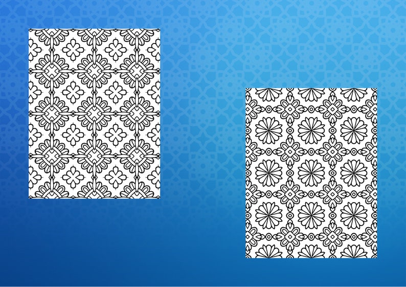 30 Patterns Coloring Pages for Adults Kids Teens Beautiful - Etsy