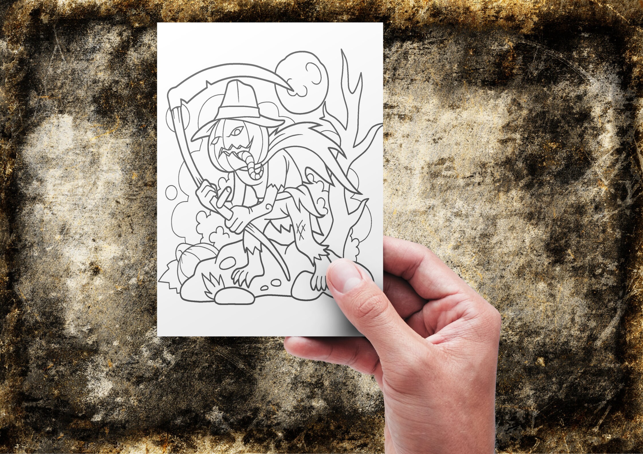 Wonderful Creepy Things to Color, Freak of Horror Coloring Pages ...