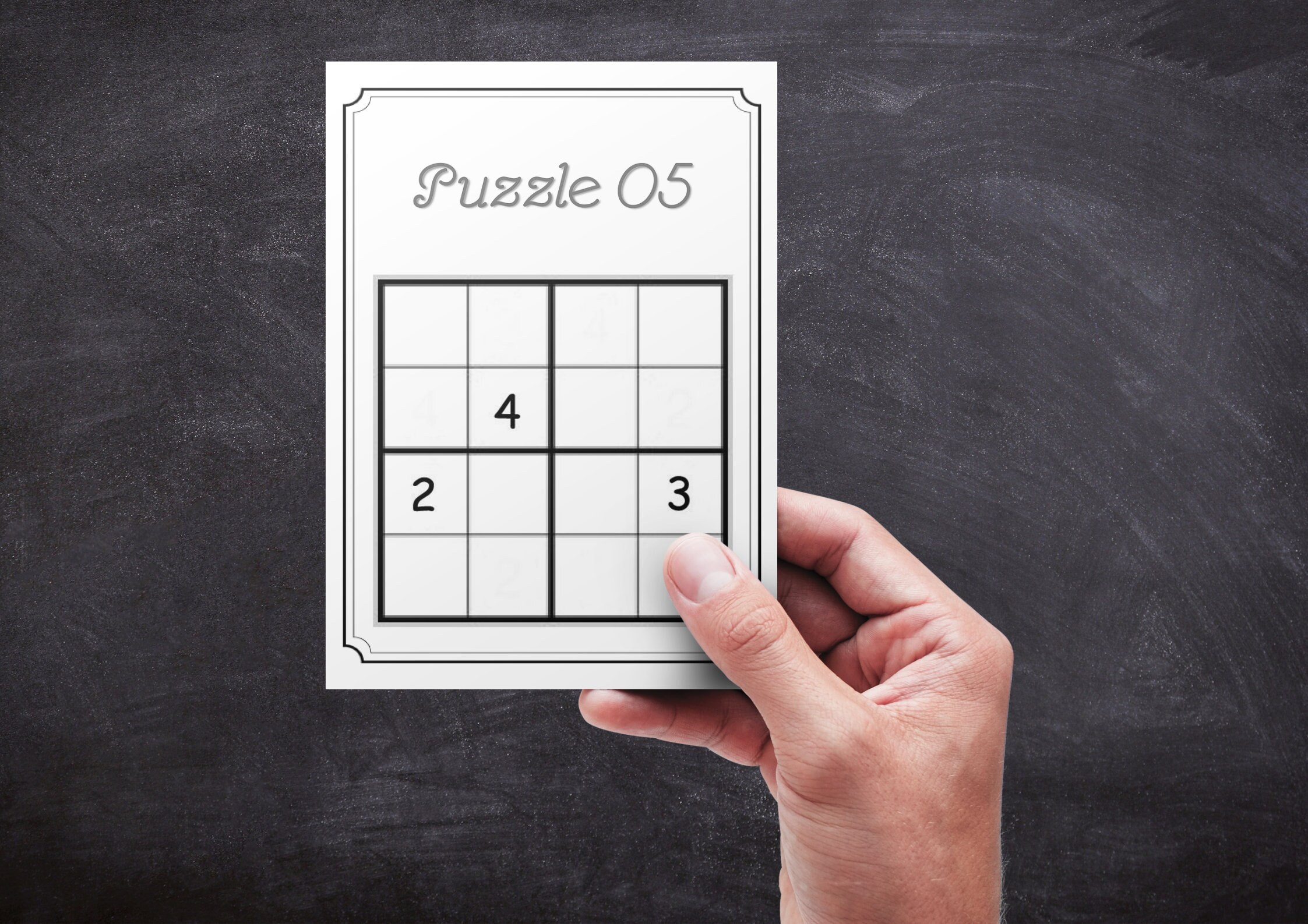 Sudoku Puzzles for Kids, Sudoku Game Activity for Kindergarten, 22 ...