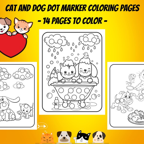 Cat Dot Marker - Etsy