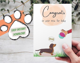 New Fur Baby Card - Etsy