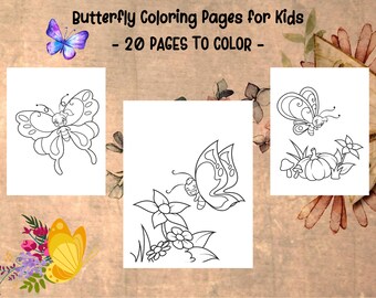 Butterfly Printable Coloring Sheet Coloring Pages Kids Coloring Pages ...