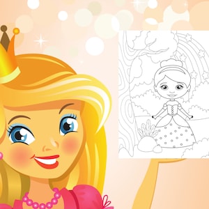 Princess Coloring Pages - 25 Printable Pages - Beautiful Princess ...