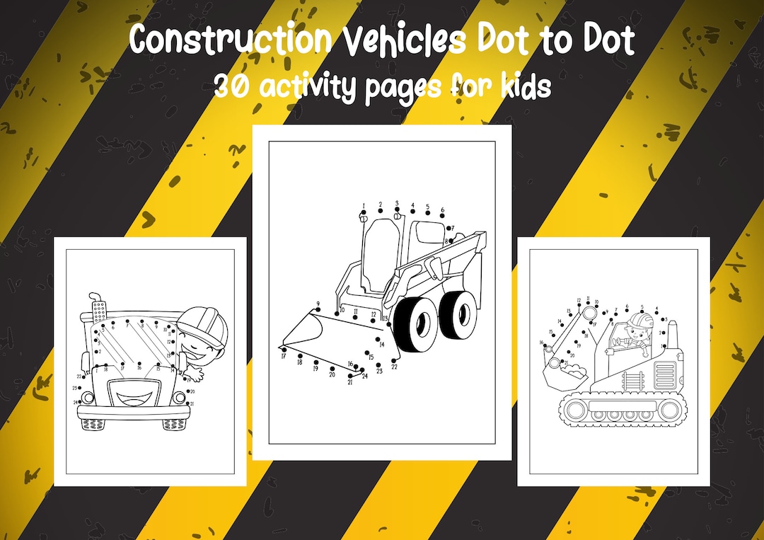 Dot to Dot Activity for Kids - 30 Printable Activity Coloring Pages ...