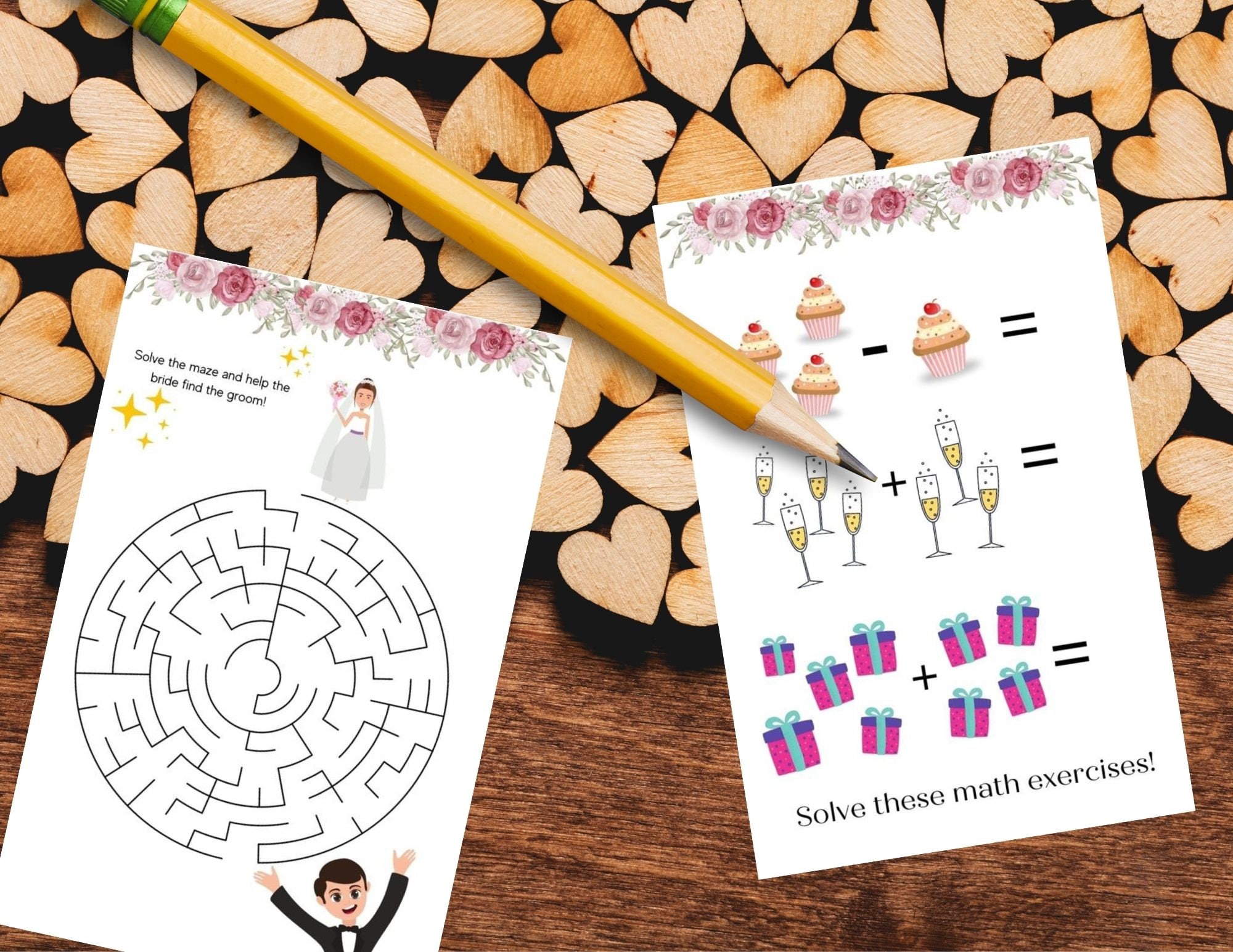 Wedding Activity Pages for Kids Kid Wedding Favor Printable - Etsy