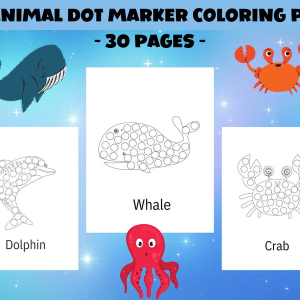 Ocean Coloring Pages - Etsy