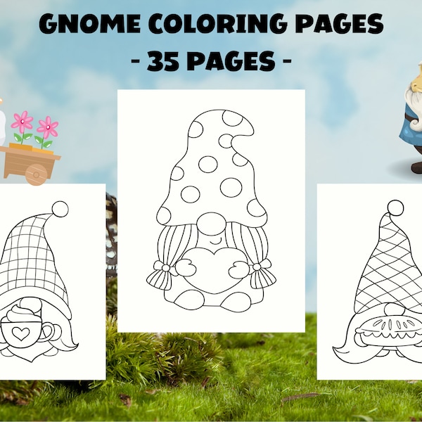 Gonk Colouring - Etsy UK
