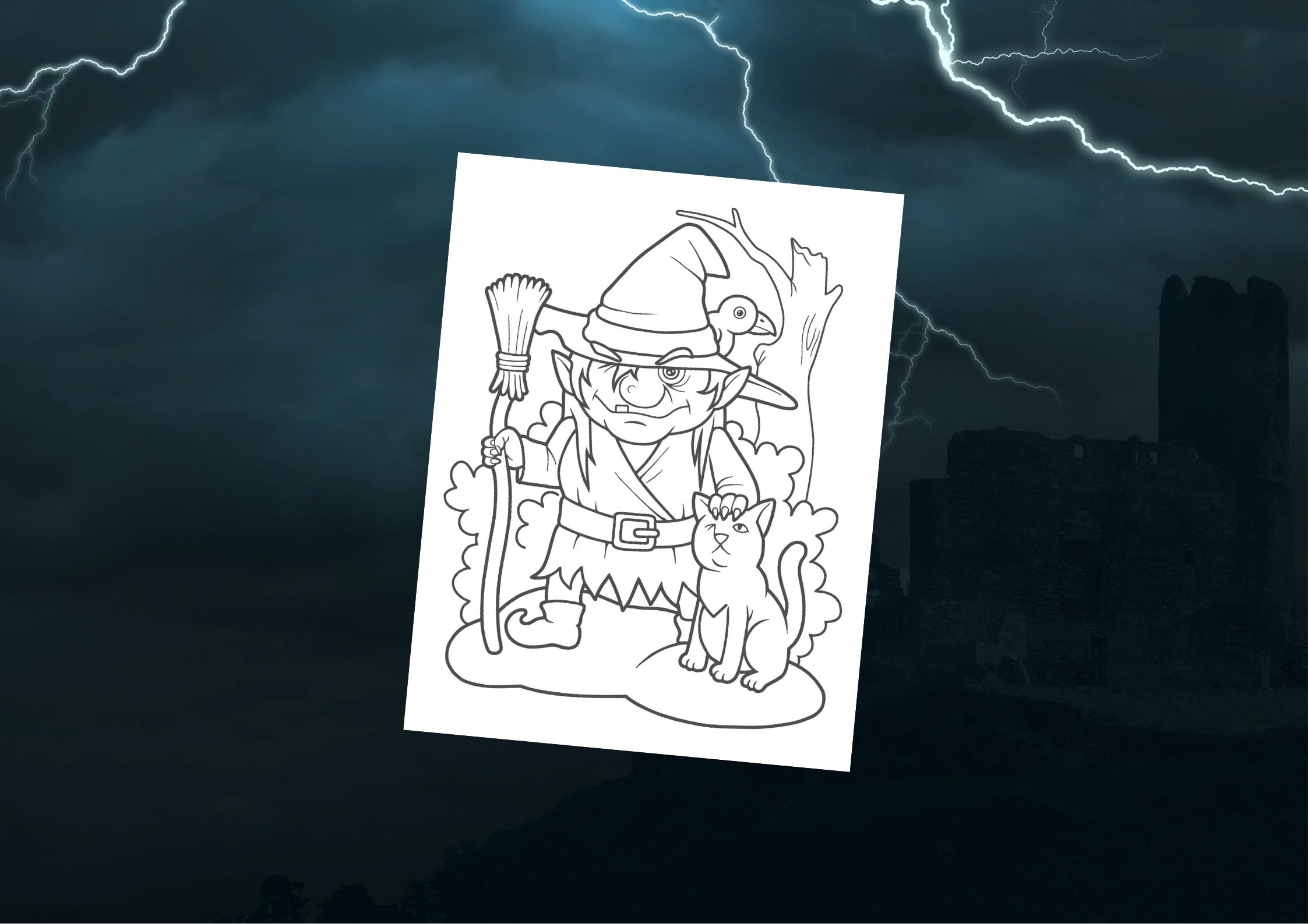 Wonderful Creepy Things to Color, Freak of Horror Coloring Pages ...