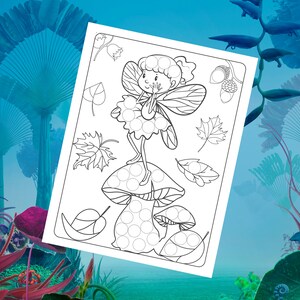 Fairy Dot Marker Coloring Pages, 25 Printable Pages, Magic Fairies Dot ...
