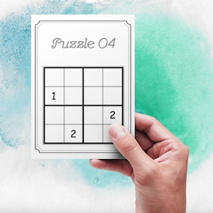 Sudoku Puzzles for Kids, Sudoku Game Activity for Kindergarten, 22 ...
