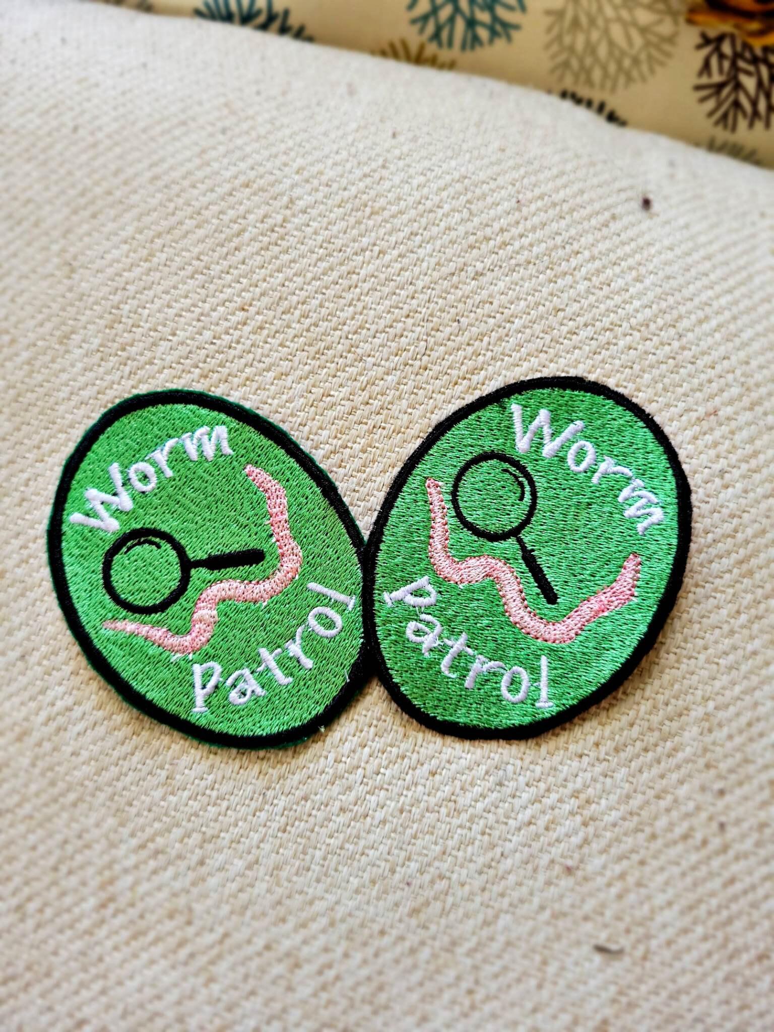 Worm Patrol Patch Digital Download - Etsy