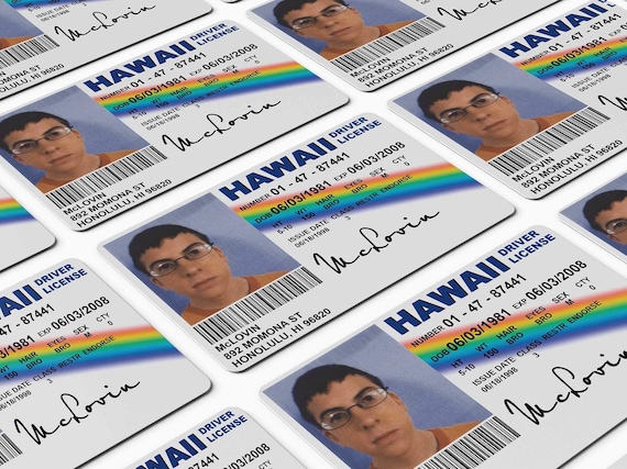 McLovin Novelty Driving License ID Card Replica from Superbad | Etsy