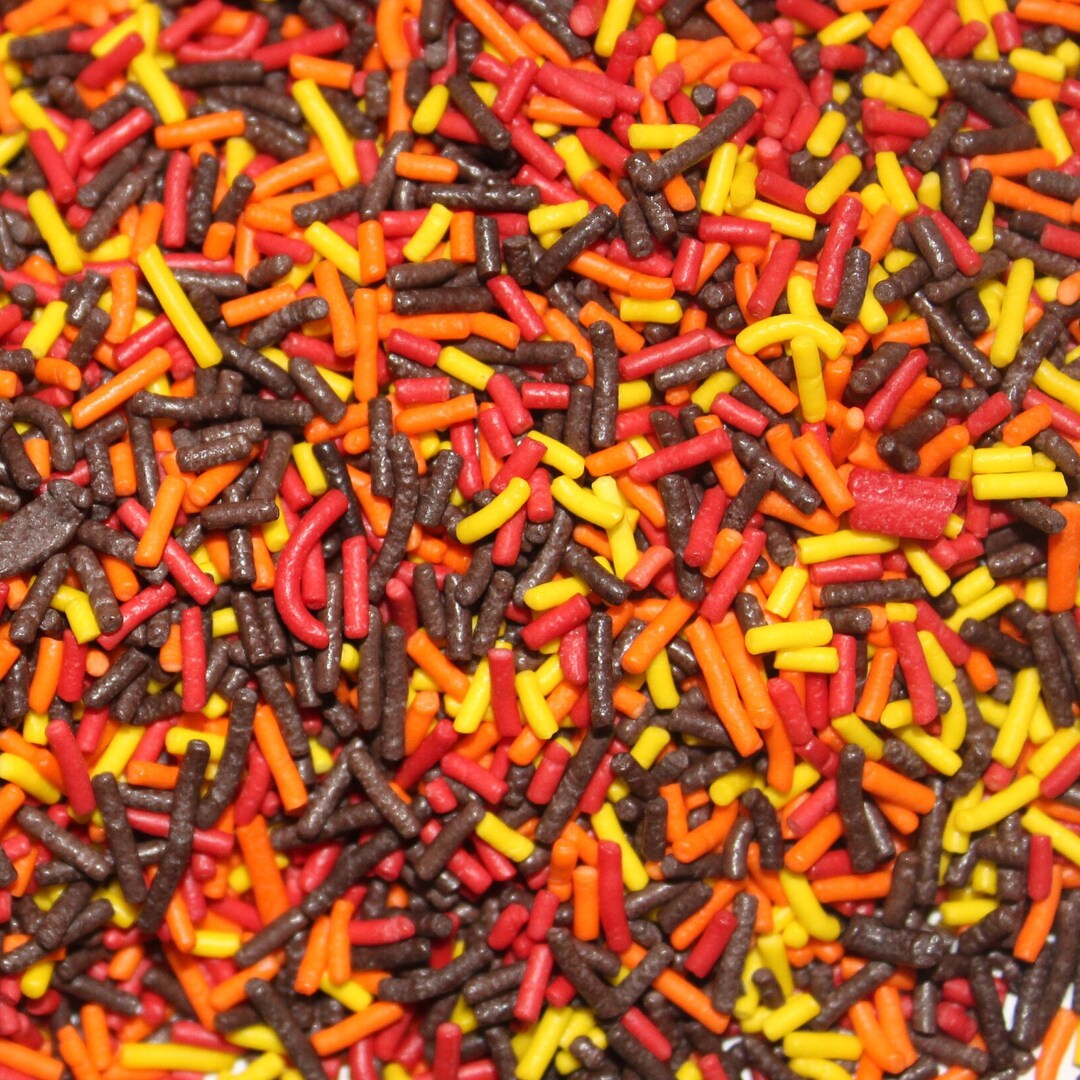Fall Sprinkles Cake Sprinkles Edible Sprinkles Red Sprinkles Yellow ...