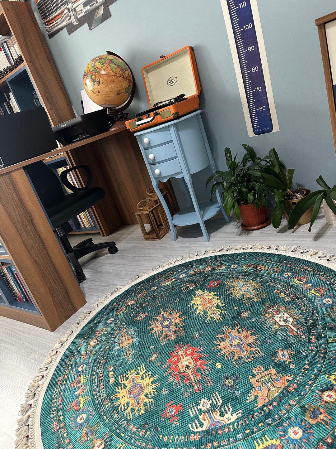 Round Green Rug, Round Rug Green, Green Area Rugs, Green Rug, Green ...