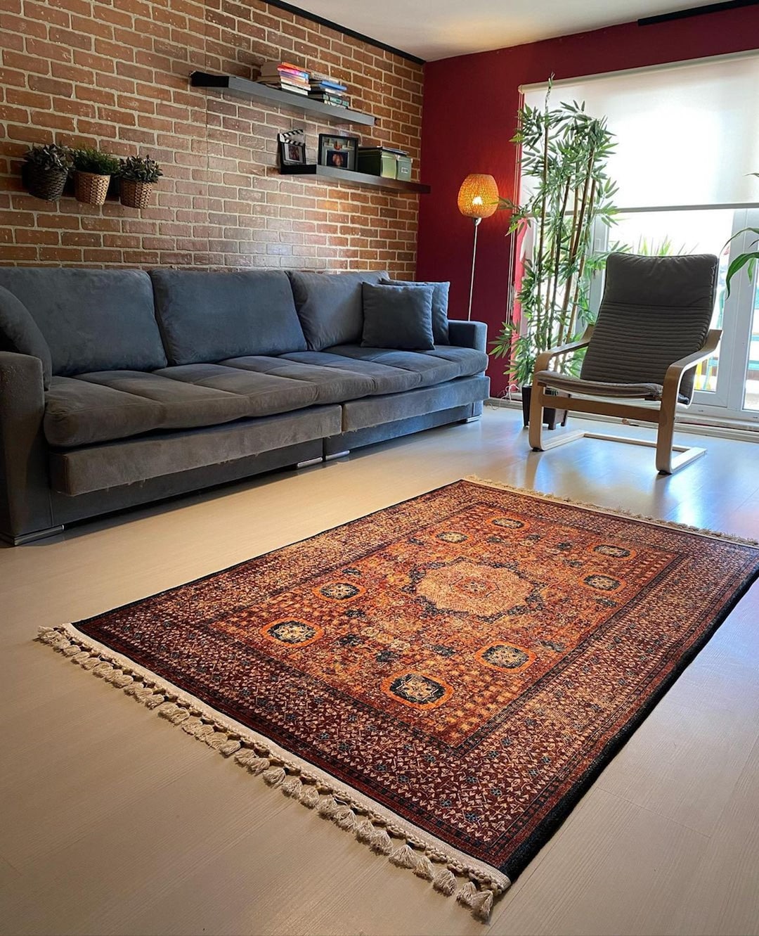 Earth Tones Rug, Brown Rug, Rug for Bedroom Rug, Rugs for Doormat, Rug ...