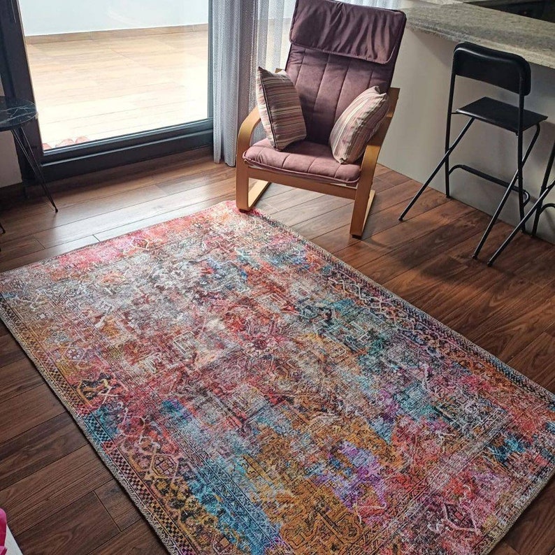 Circle Rug Funky Circle Rug Bedroom Circle Rug Aesthetic - Etsy