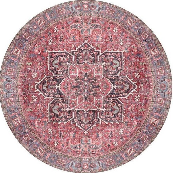 Large Round Rug - Etsy