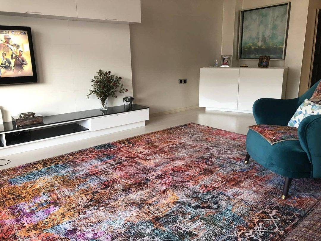 Circle Rug Funky Circle Rug Bedroom Circle Rug Aesthetic - Etsy