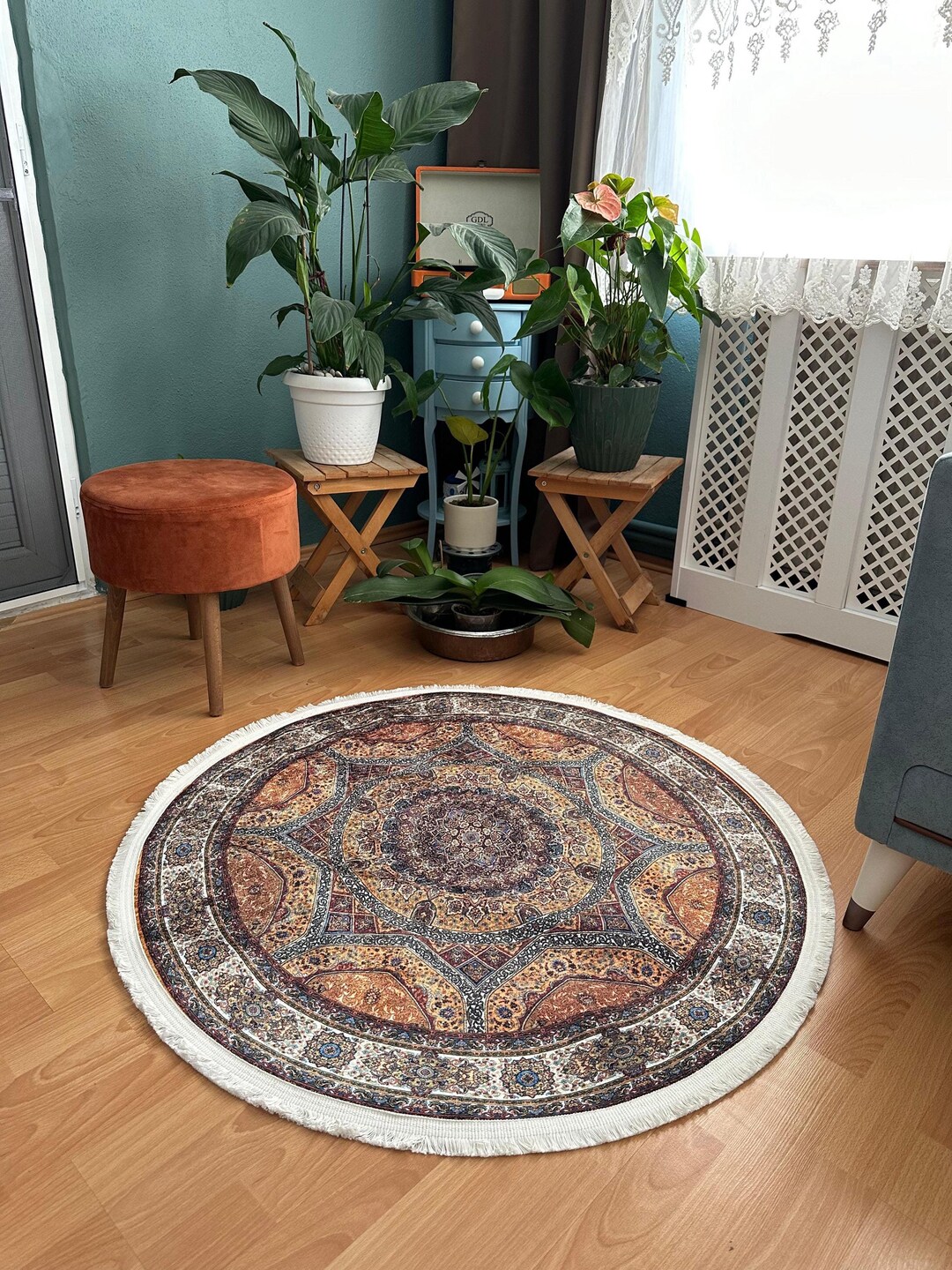 Round Rug, Round Rug 5x5, Round Rug 10ft, 4x4 Round Rug, Circle Rug ...