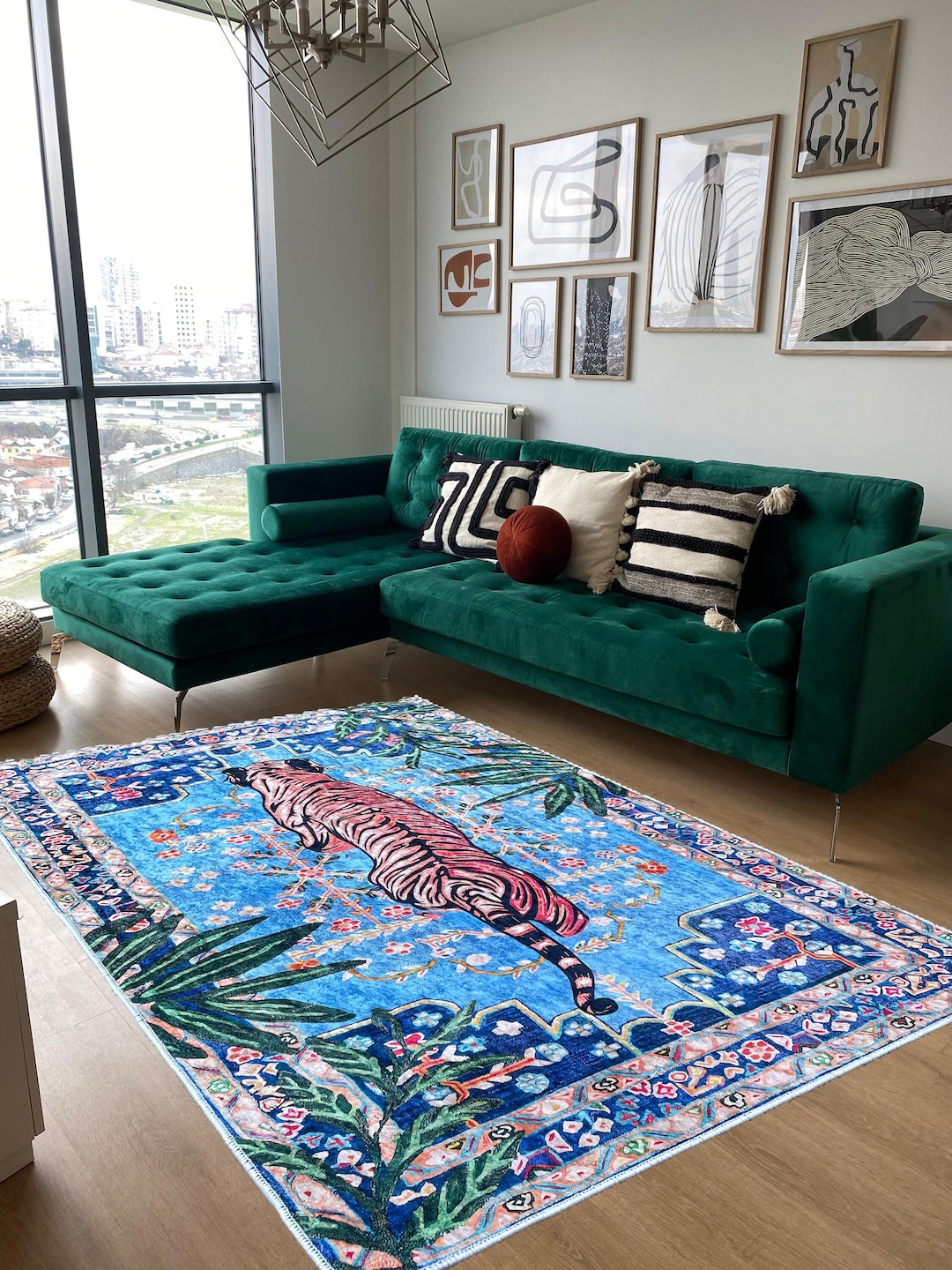 Tiger Rug, Tibetan Tiger Rug, Tiger Rugs, Tiger Area Rug, Tiger Area ...