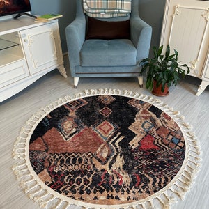 Round Rugs 6', Round Rugs for Dining Room, Round Rugs Kitchen, Round ...
