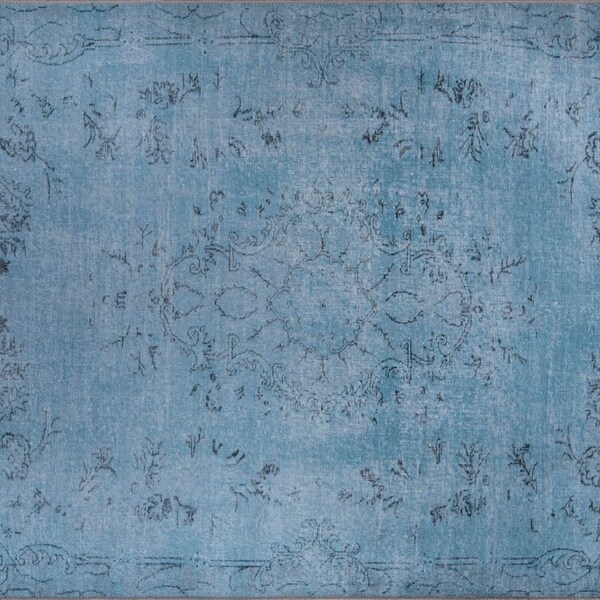 Blue Vintage Rug - Etsy