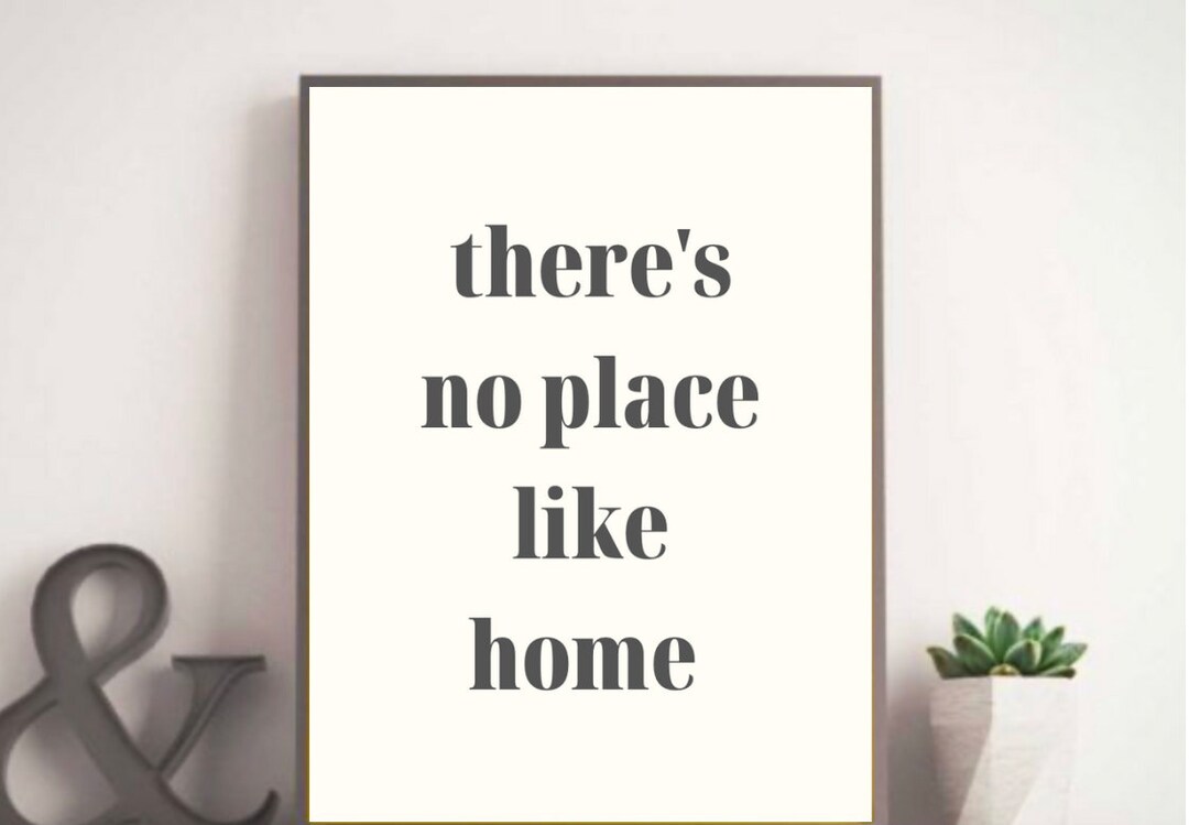 There's No Place Like Home Wizard of Oz Poster physical Print - Etsy
