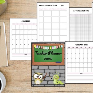2025 Teacher Planner Printable | All-in-one Digital Teacher Binder ...