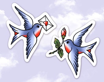Love Birds Sticker | Etsy