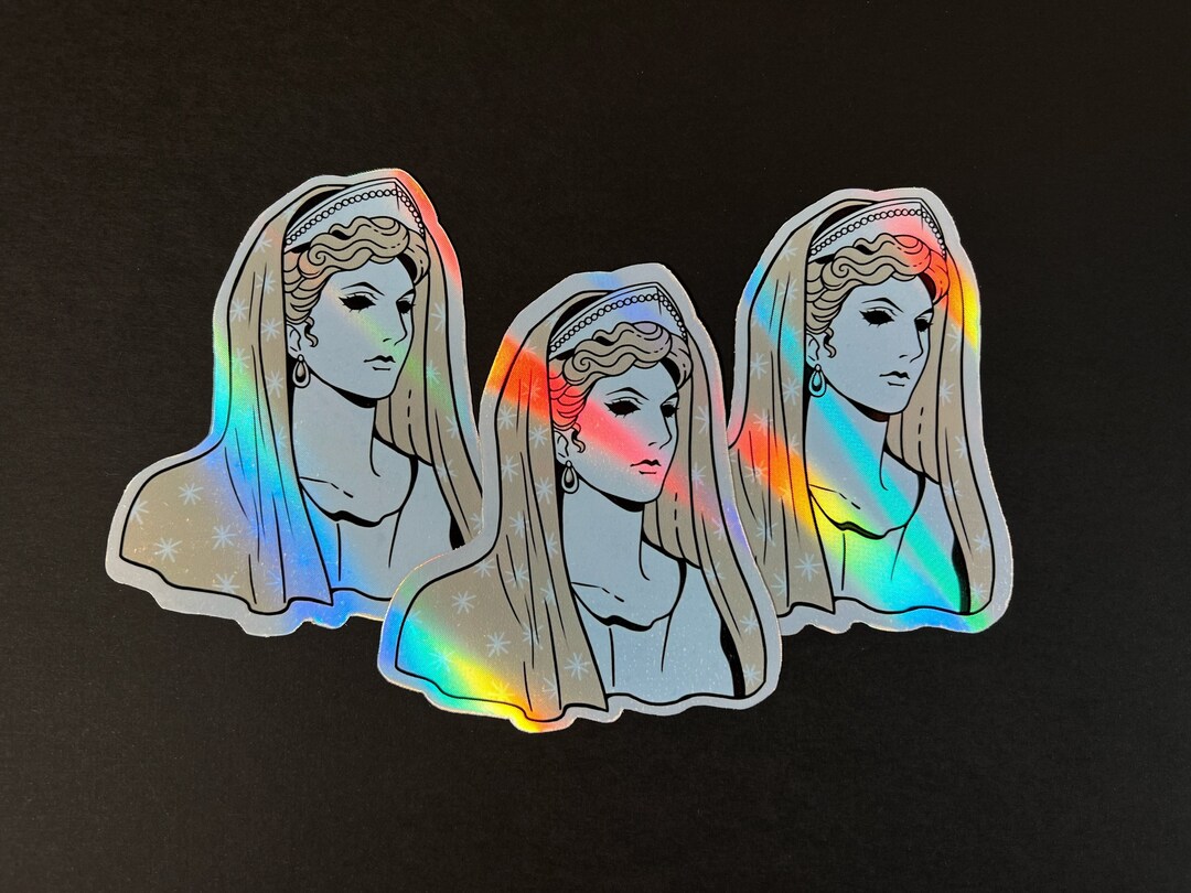 Greek Goddess Hera Bust Vinyl Sticker, Greek Mythology Stickers - Etsy