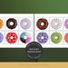 Printable Donuts Matching Game – 36 Toddler Puzzle, Preschool Binder ...