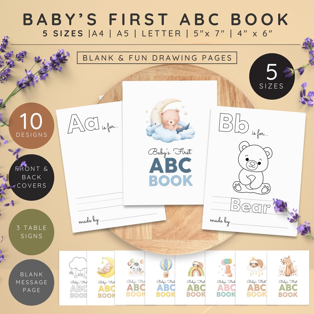 Baby's First Alphabet Book, Baby's First ABC Book, Coloring Pages ...