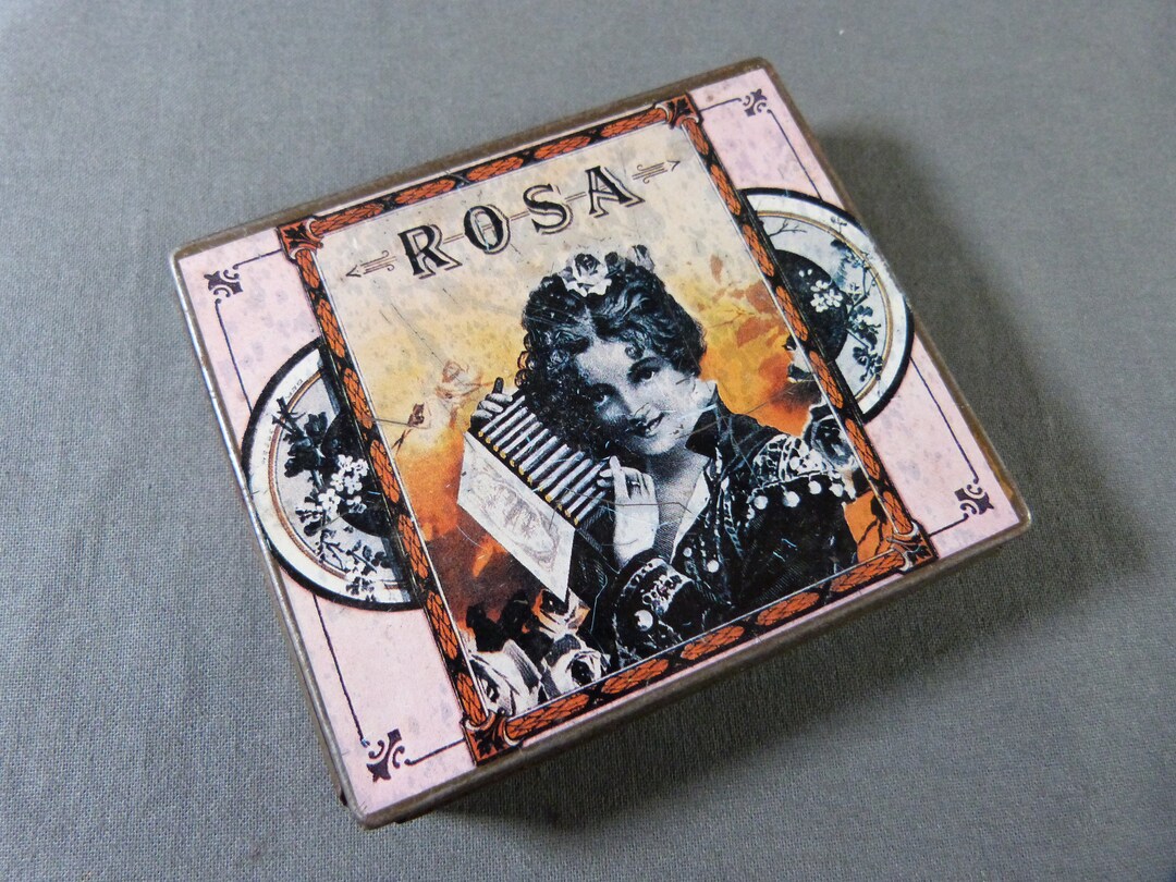 Rosa Empty Metal Cigarette Box 20 Cigarettes - Etsy