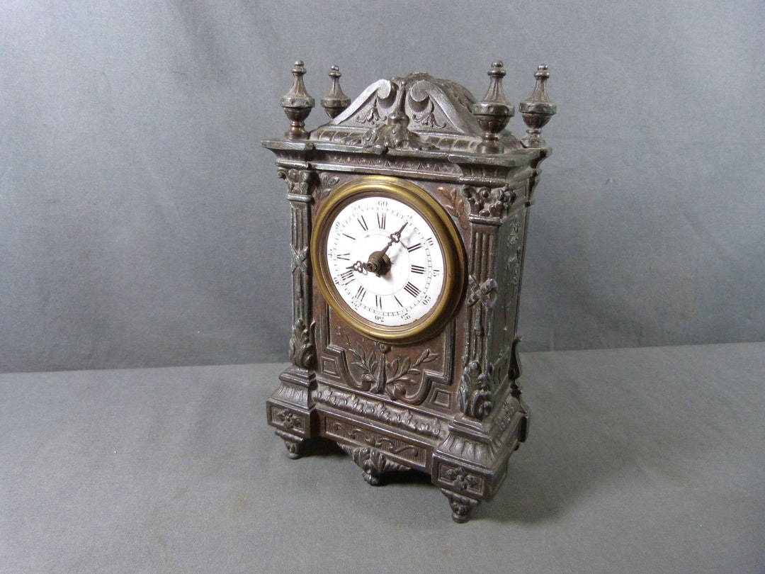French Clock Neo-gothic Alarm Clock in Regule Period Napoleon III - Etsy