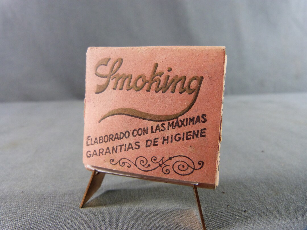 Vintage Cigarette Paper SMOKING Barcelona Papel De Arroz - Etsy