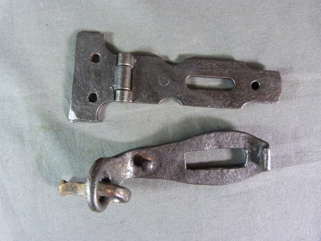 Lot of 2 Antique Wrought Iron Barn Door Closures, Hardware - Etsy
