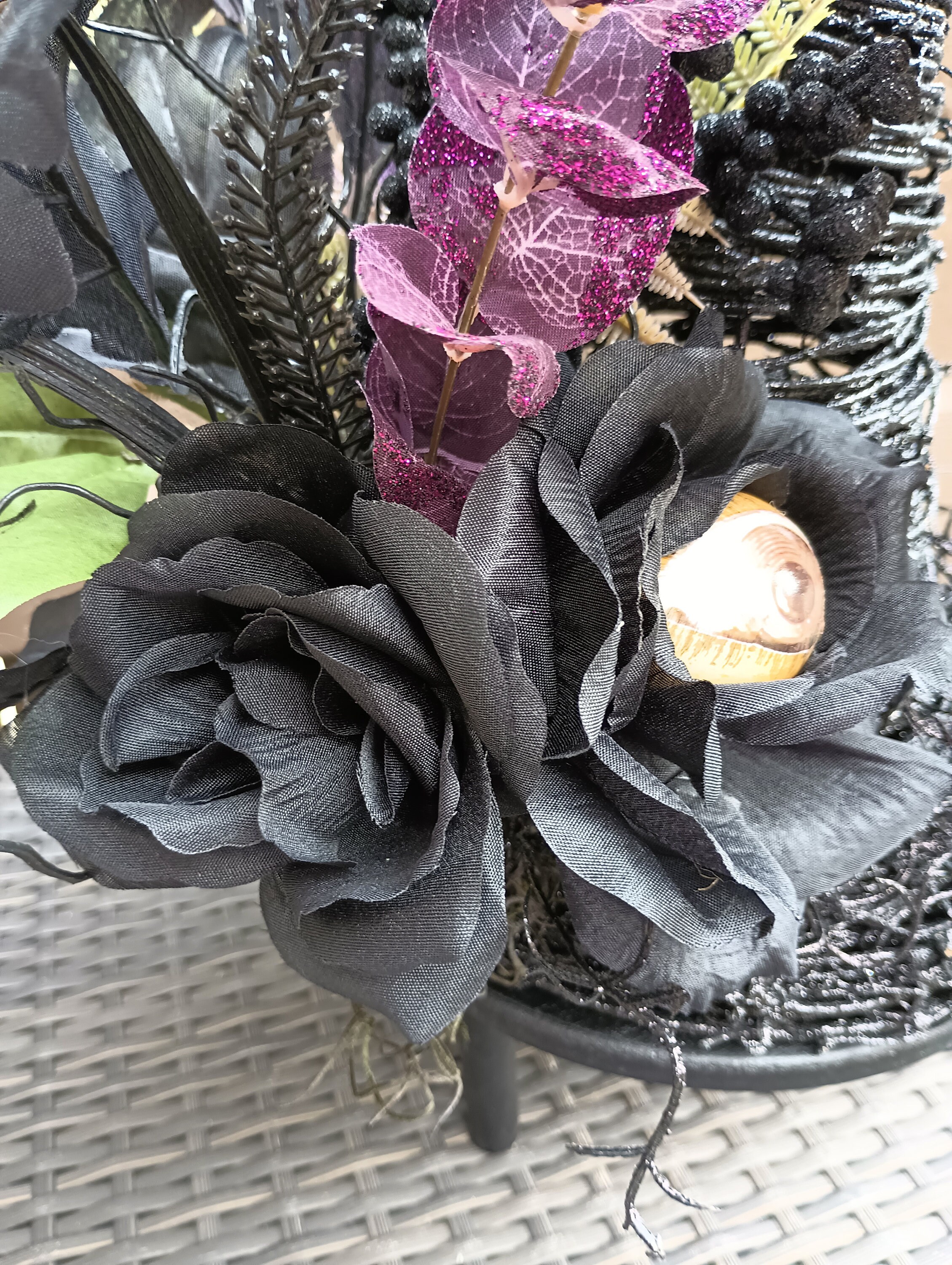 Black Grapevine Witches Hat Decor for Entryway Witch Hat - Etsy