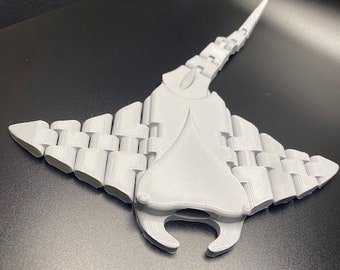 Manta Ray, 3D Printed Articulated Flexi - Etsy