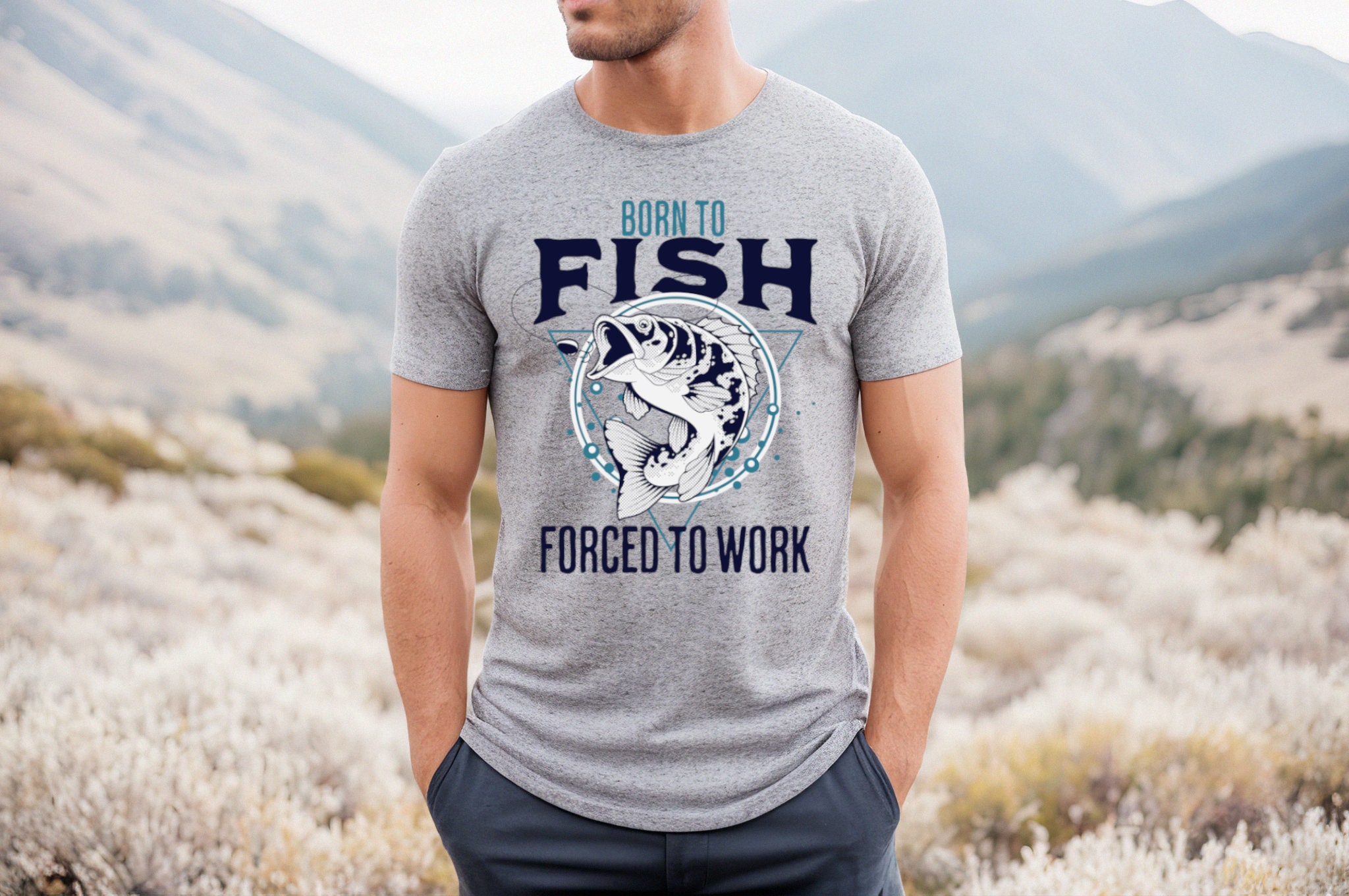 Fishing Adventure Shirt Born to Fish Graphic Tee Unisex - Etsy