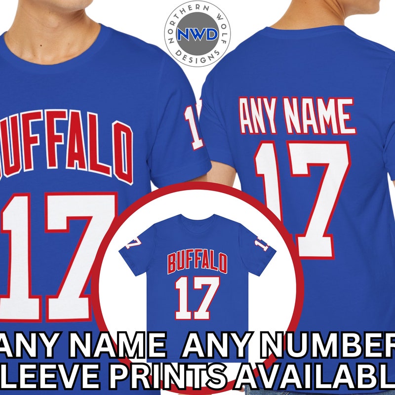 Buffalo Bills Shirt With Custom Name - Etsy