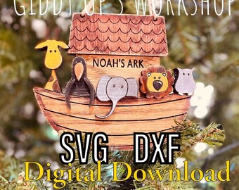 Noah’s Ark Svg - Etsy Australia